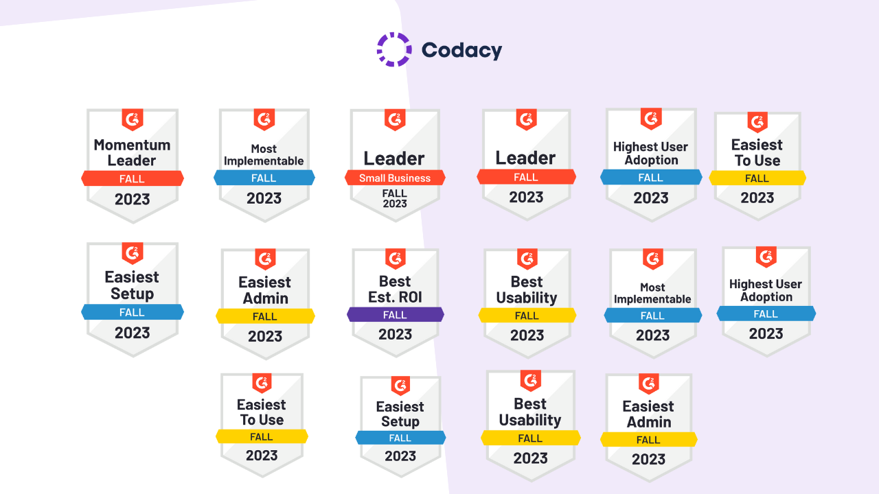 Codacy Named Leader in G2 Fall 2023 Report
